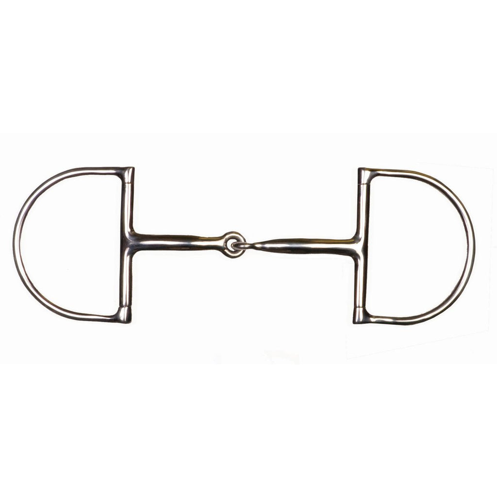 Shires Hunter D-Ring Curved Snaffle Bit