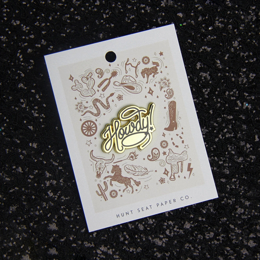 Hunt Seat Paper Co Howdy! Pony Pin