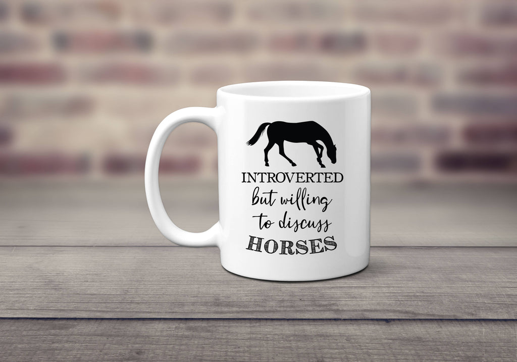 Horse Introvert Coffee Mug